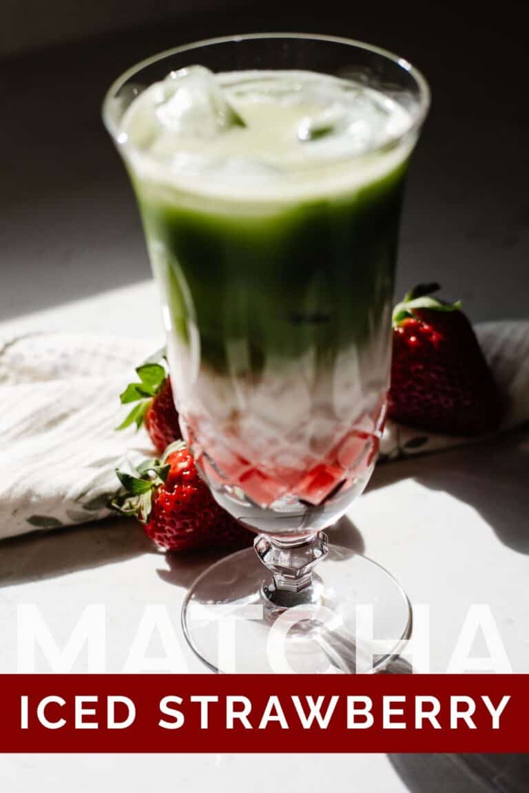 How to Make An Iced Strawberry Matcha (Better Than Starbucks!) - Plain ...