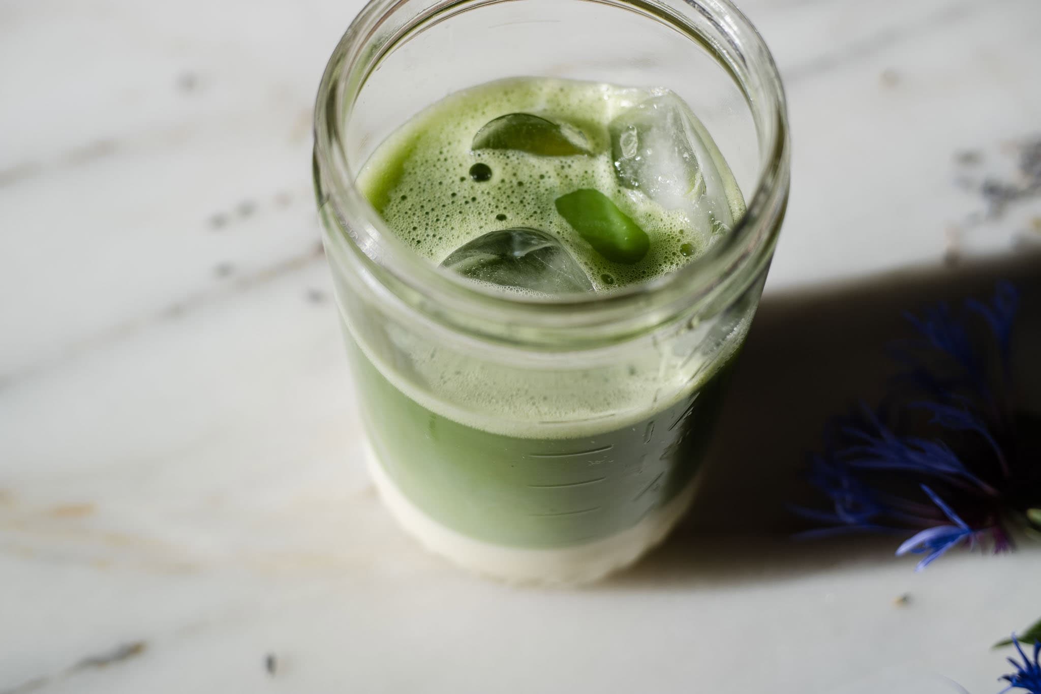 Lavender Matcha (Hot or Iced) - Plain & Simple Home