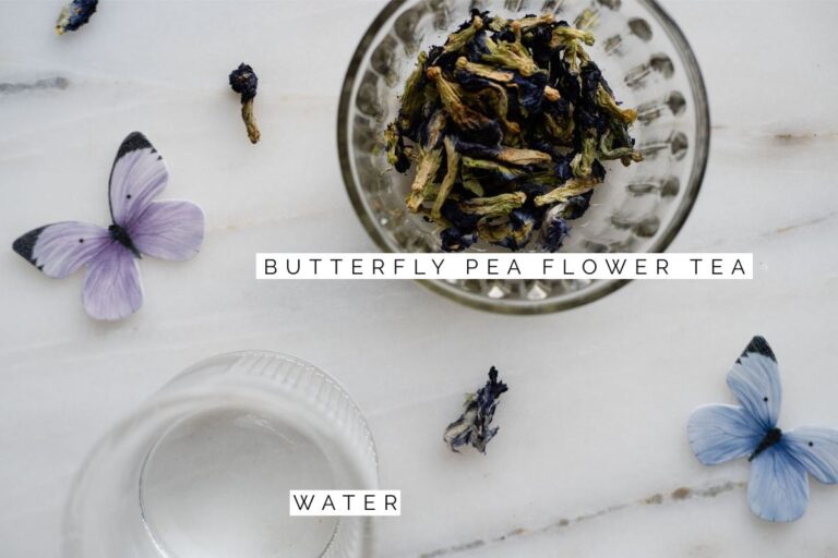 How to Make Butterfly Pea Flower Tea - Plain & Simple Home