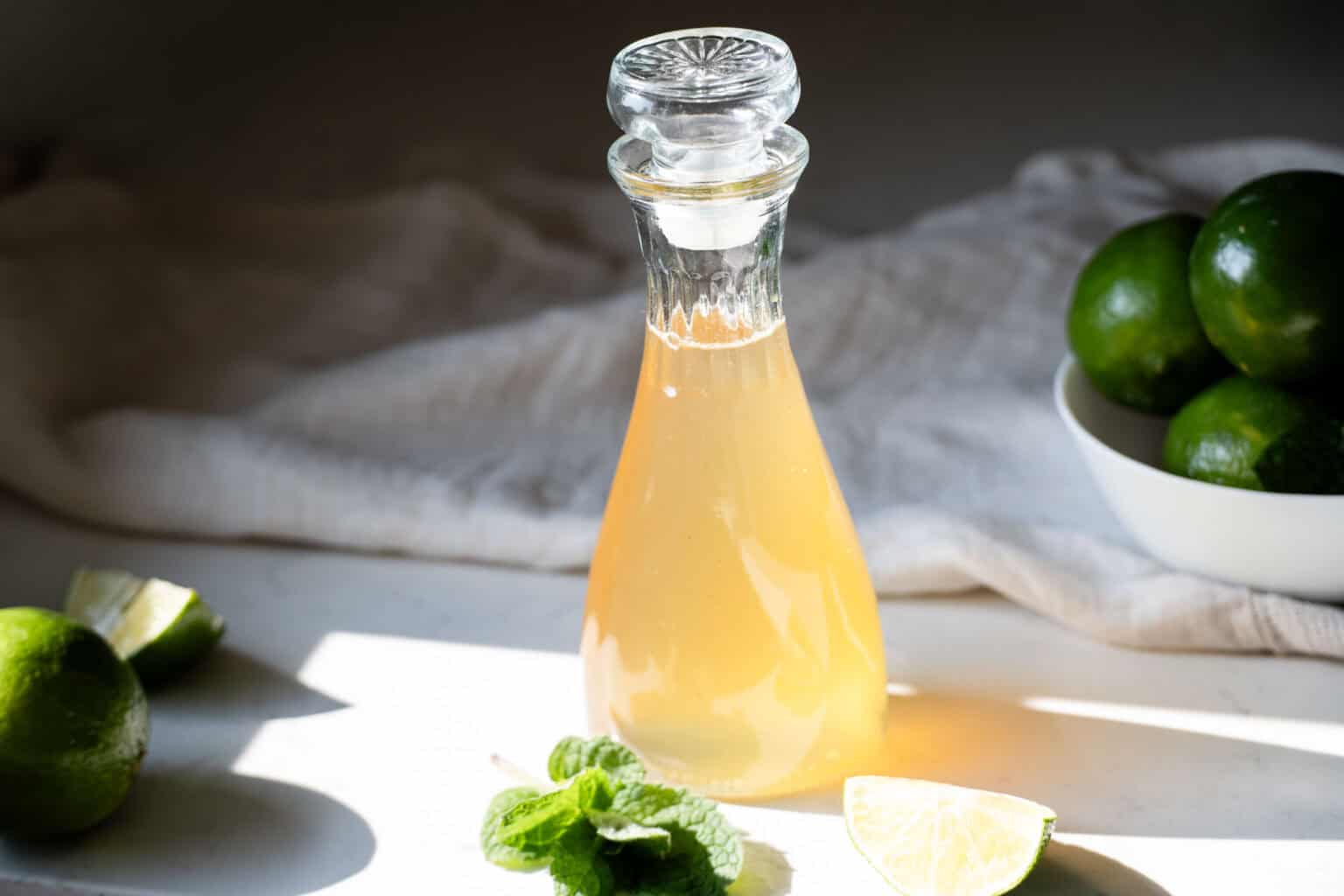Lime Simple Syrup for Drinks and More - Plain & Simple Home