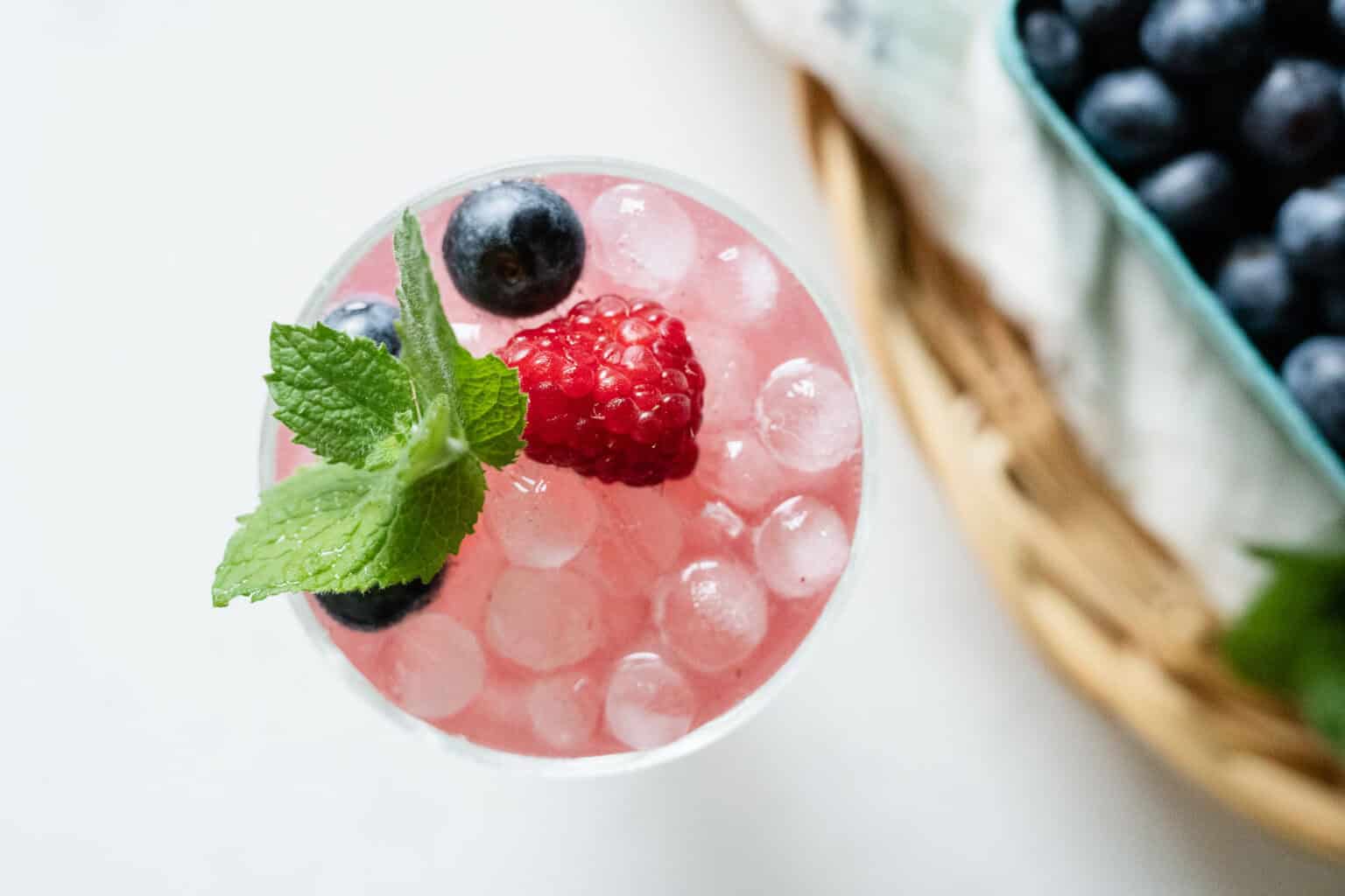 Mixed Berry Mocktail - Plain & Simple Home