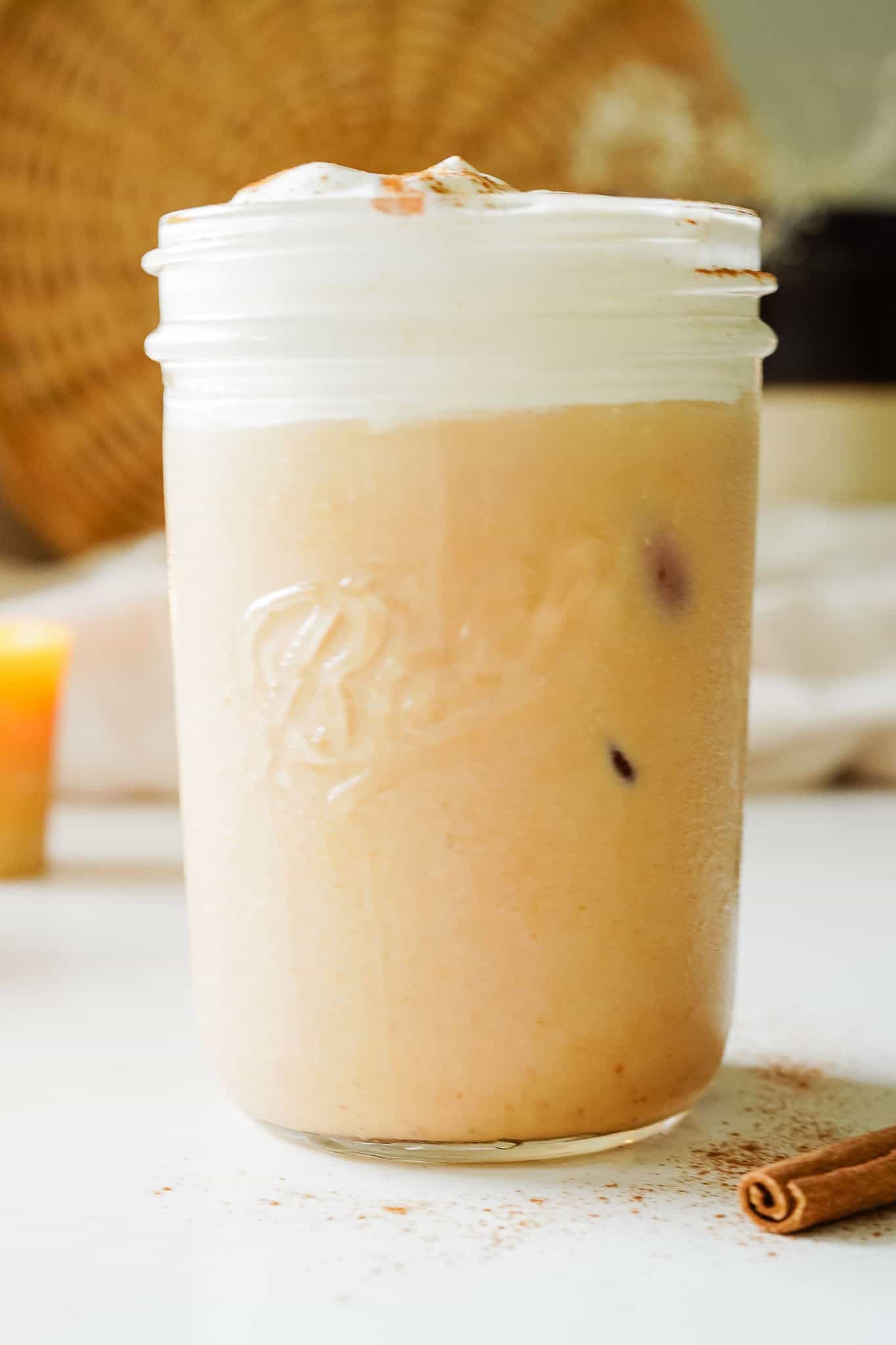 Iced Pumpkin Chai Tea Latte - Plain & Simple Home