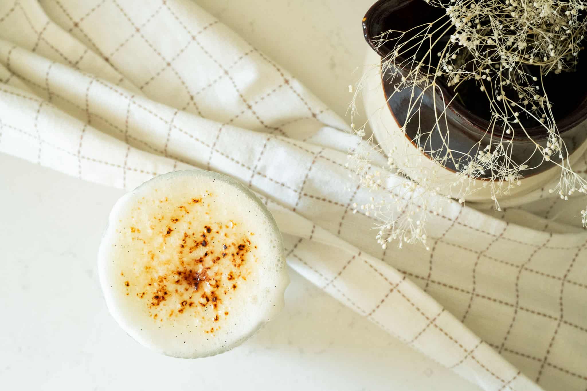 Iced Crème Brûlée Latte - Plain & Simple Home