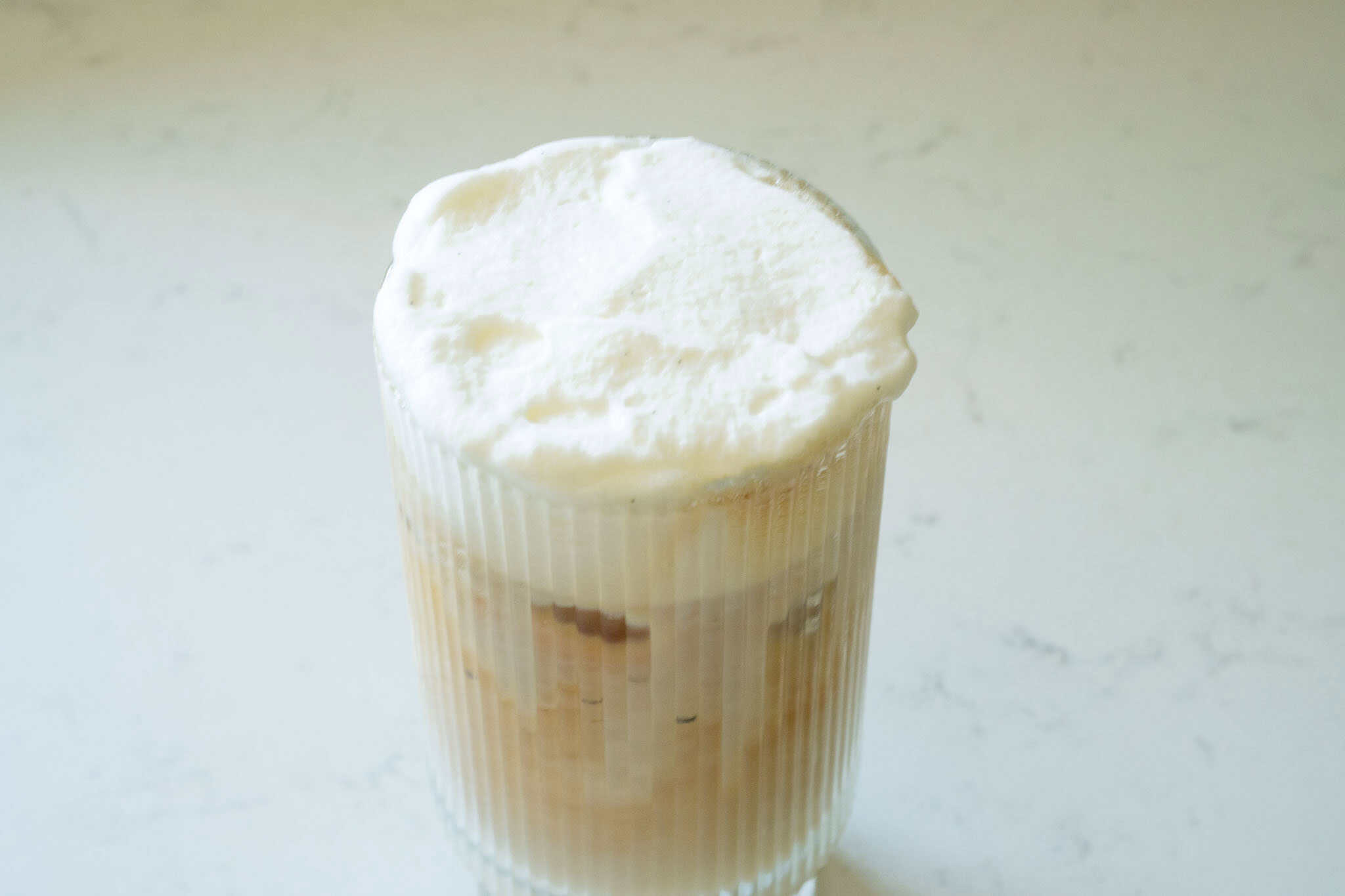 Iced Crème Brûlée Latte - Plain & Simple Home