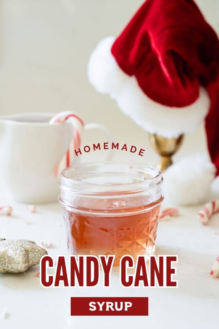 Homemade Candy Cane Syrup - Plain & Simple Home